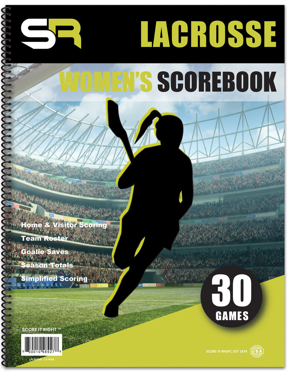 Womens LACROSSE Scorebook – Score It Right