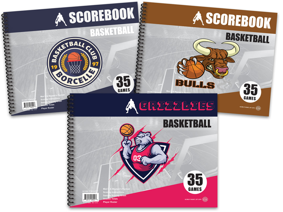 Basketball Scorebooks & Chart – Score It Right